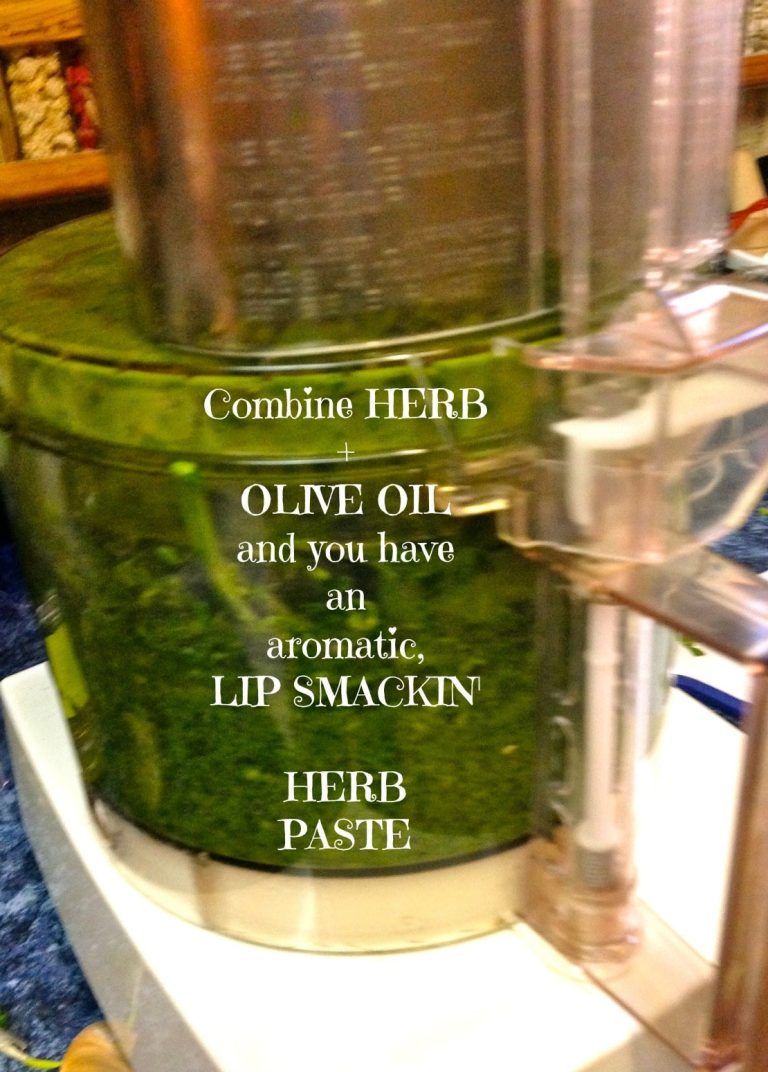 DIY Herb Paste ~ green taste sensation! - Studio Botanica