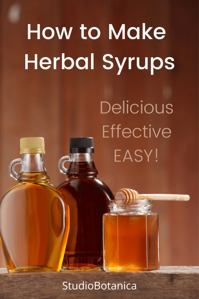How to make Herbal Syrups - Studio Botanica